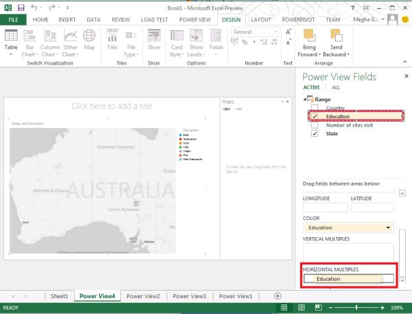 Show Map Inside Power View in Excel 2013